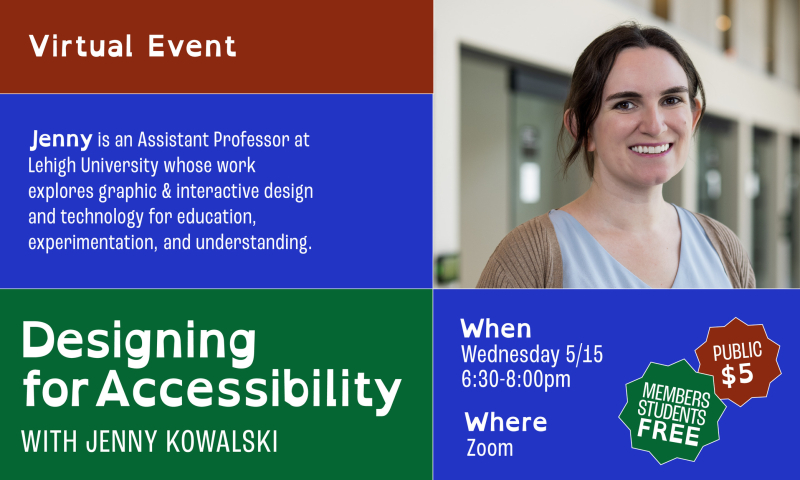 Designing for Accessibility with Jenny Kowalski | AIGA