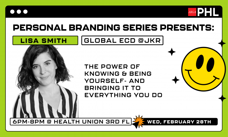 Personal Branding Series: Lisa Smith | AIGA Philadelphia